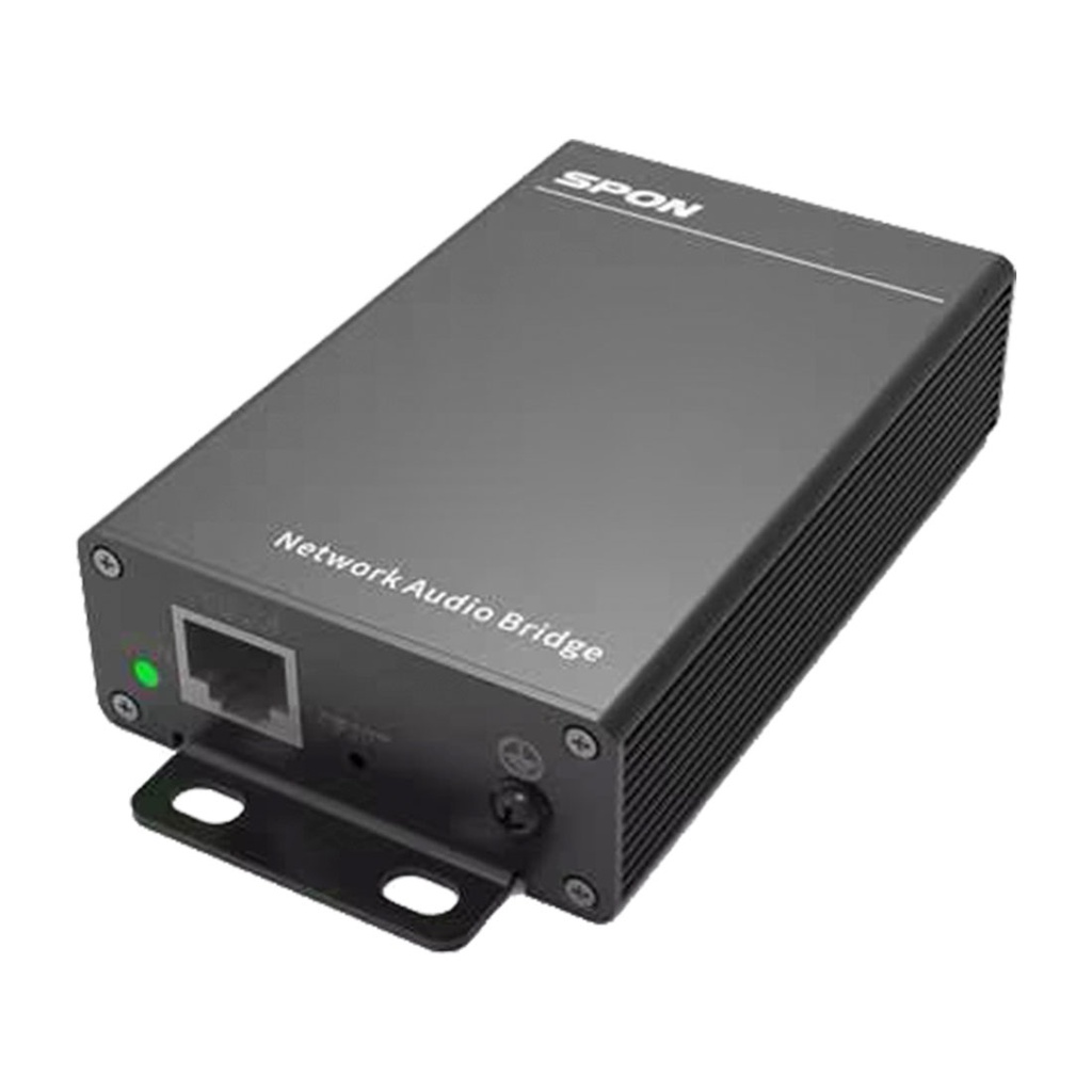 GEN-3101A01, Bridge de audio IP, conecta bocina o amplificador análogo ...